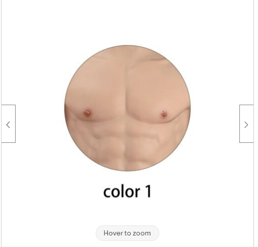 Silicone Realistic False Fake Muscle Belly Body Cosplayers Artificial ...