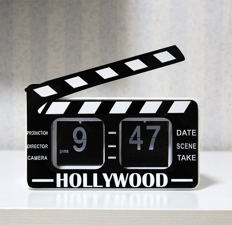Retro Movie Clapper Board Flip Clock – HueLux Australia